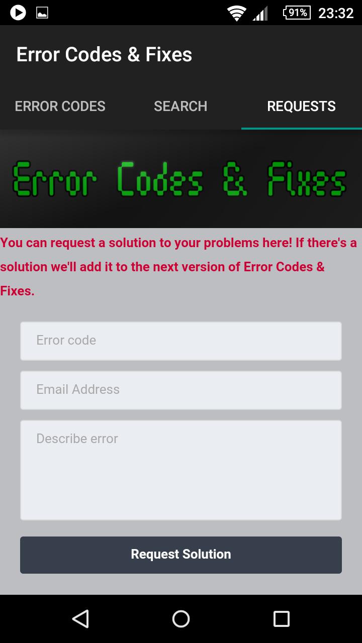 Error Code Fixer Apk For Android Download