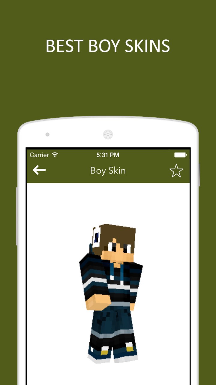 Скачать 3D Boy Skins for Minecraft PE APK для Android