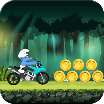 Smurf Motorcycle Adventures para Android - APK Baixar