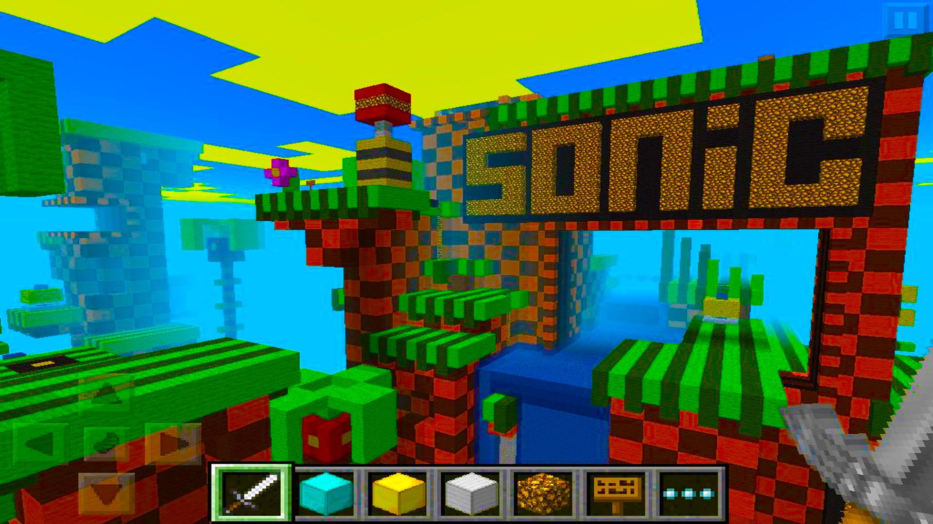 Descargar Free Sonic the Hedgehog Map for MCPE Minecraft APK Última ...
