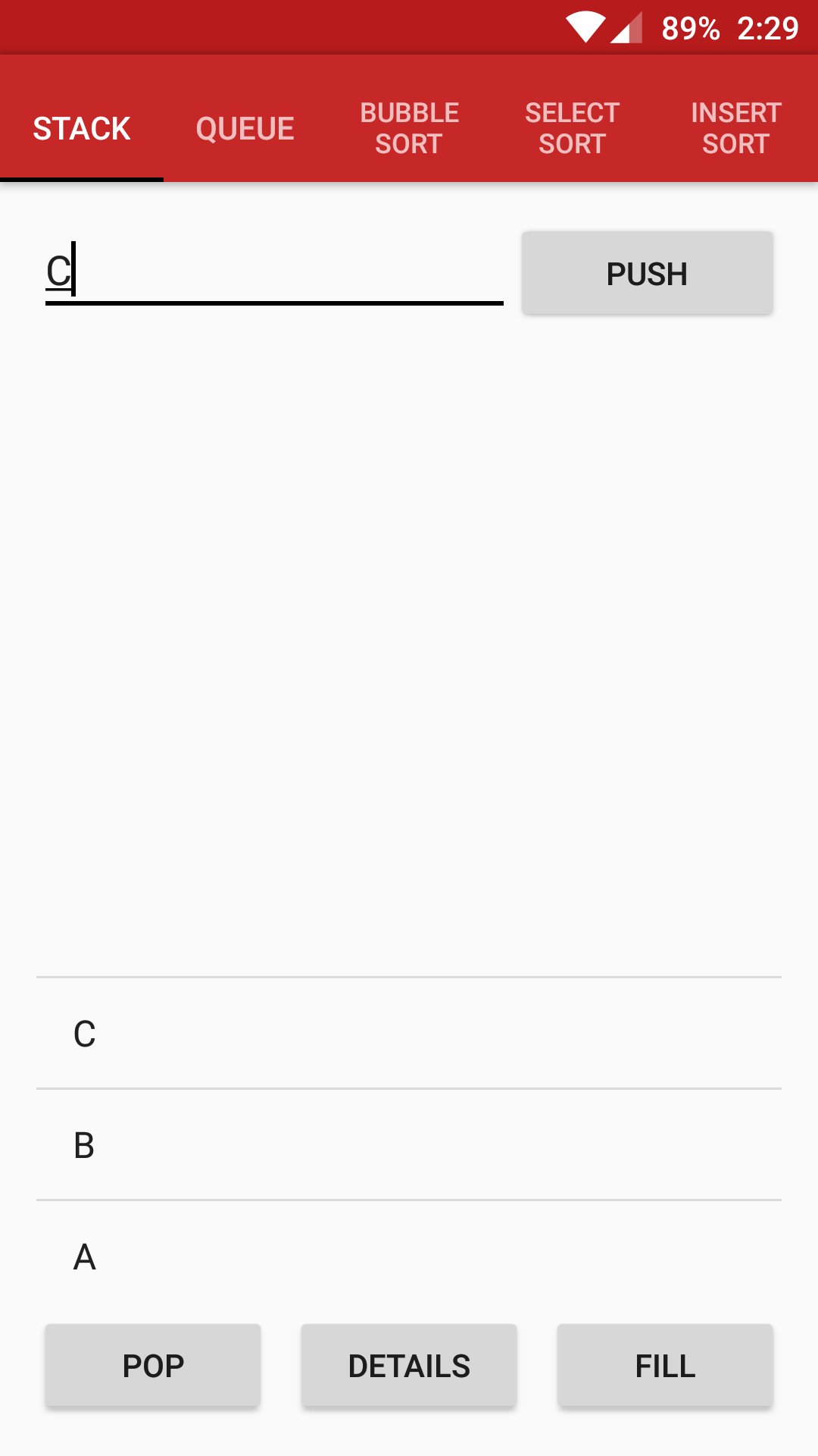 Stack Queue And Sorting APK für Android herunterladen