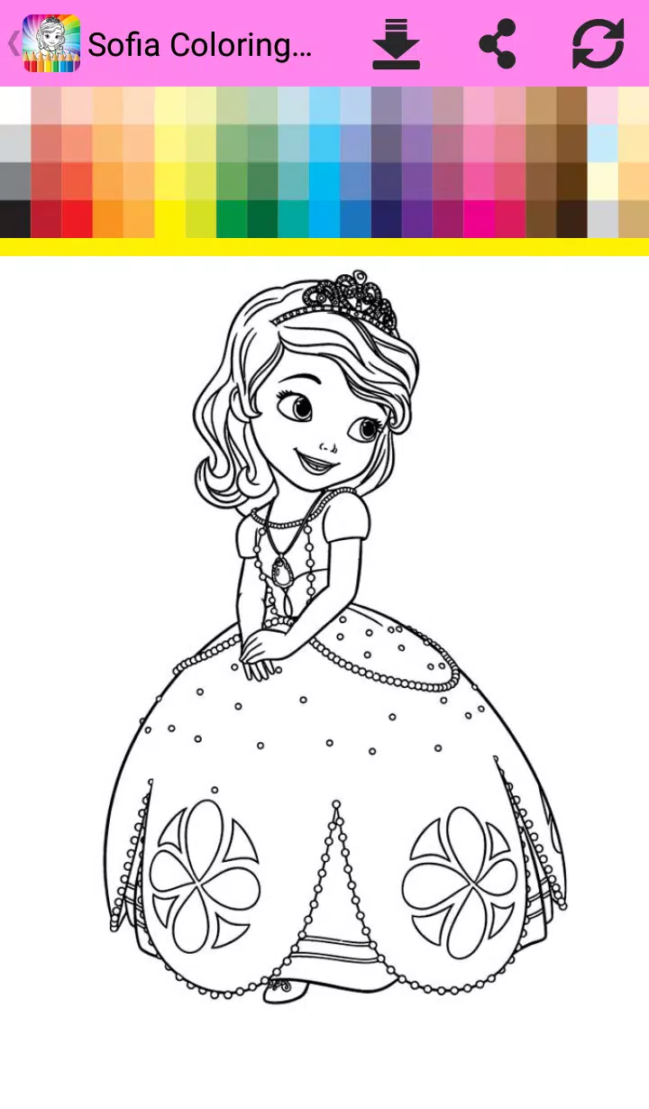 Sofia Coloring Book Pages