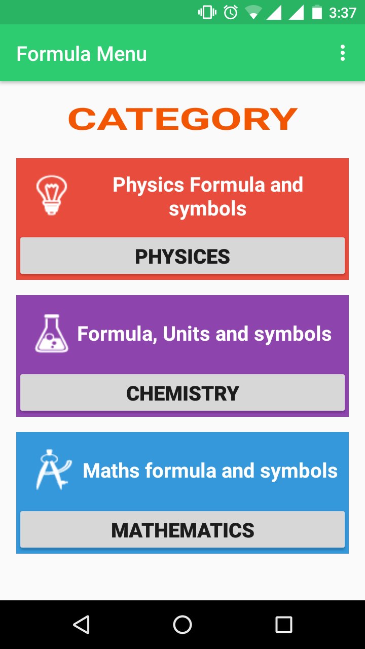 Formula Menu APK for Android Download