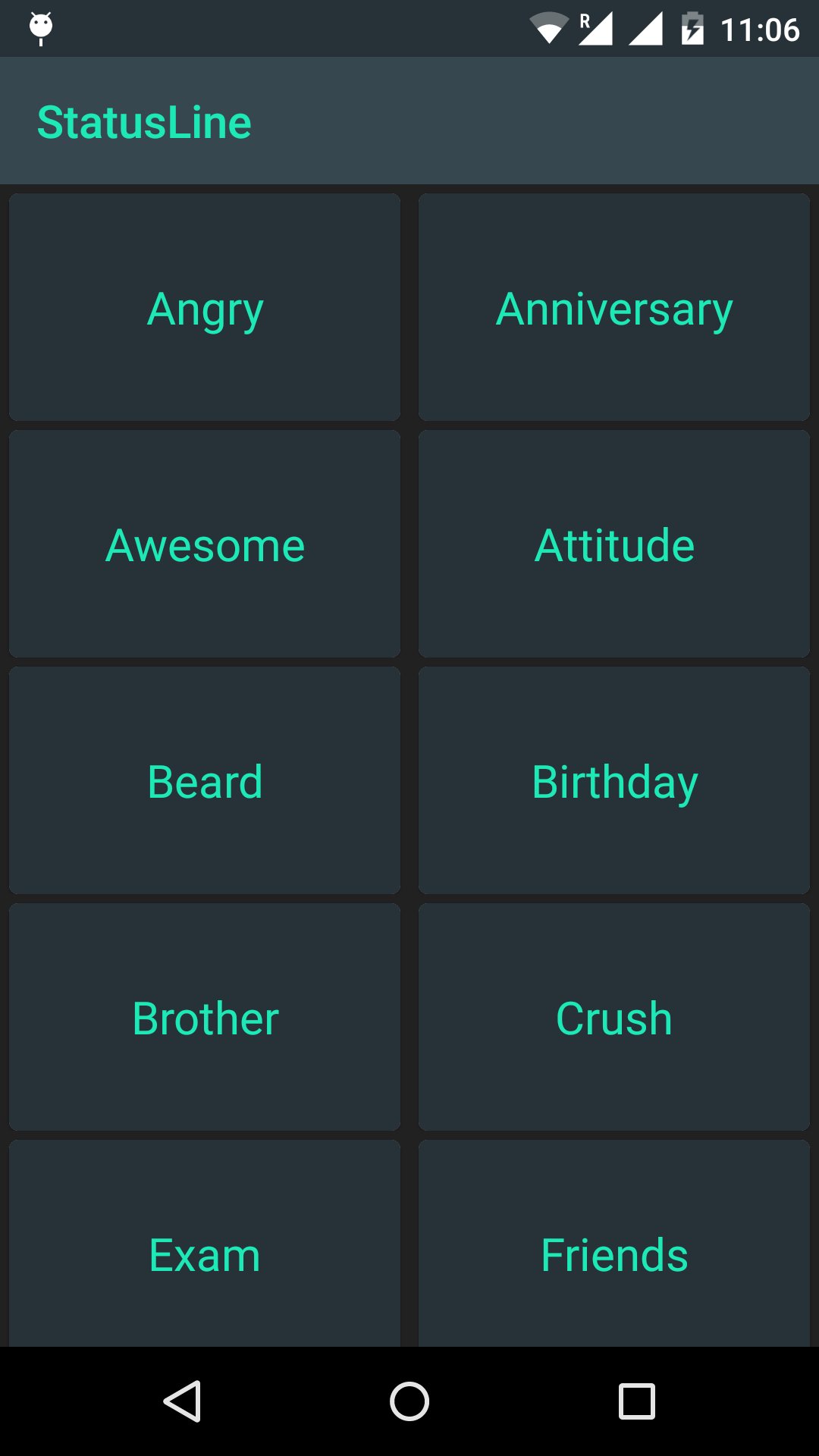 Download StatusLine Latest Version 1.2 Android APK File