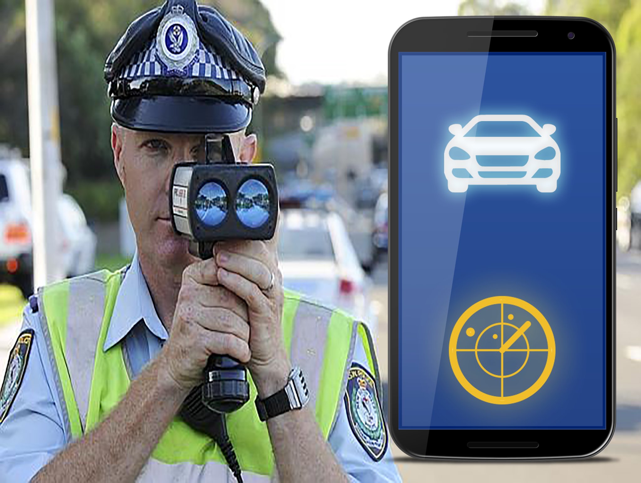 Speed camera radar simulator APK für Android herunterladen