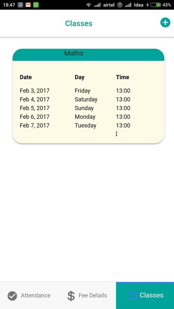 Class Fees Scheduler Latest Version 0.0.80 for Android