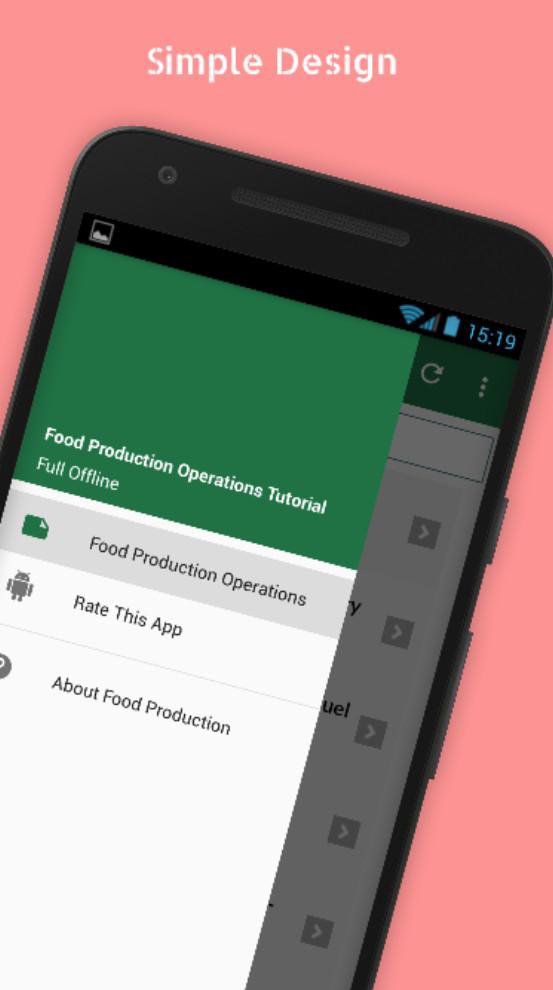 Learn Food Production Operations Offline APK للاندرويد تنزيل