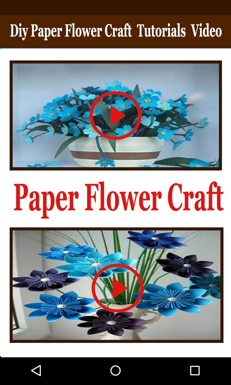 Diy Paper Flower Craft Tutorials Video For Android APK Download diy-paper-flower-craft-tutorials-video-for-android-apk-download