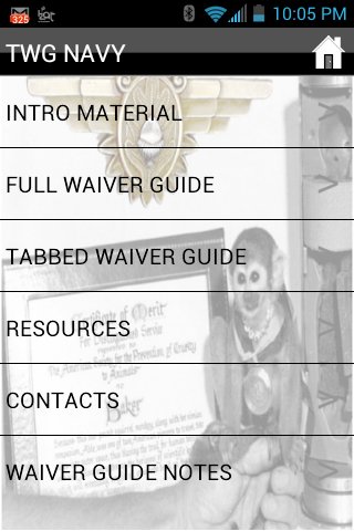 "THE" Waiver Guide - Navy APK for Android Download