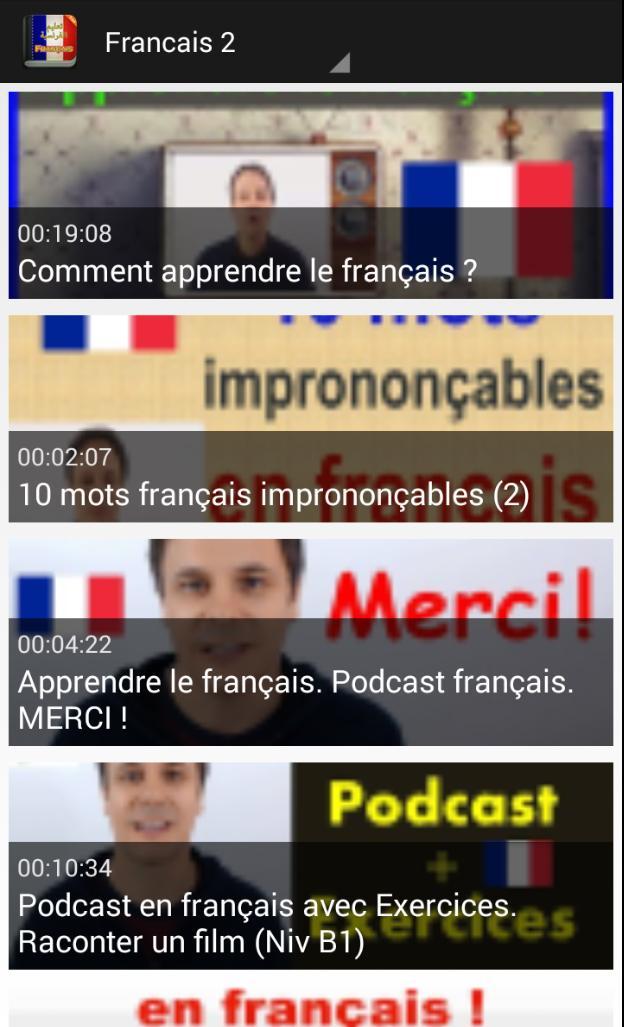 أسهل طريقة لتعلم الفرنسية Apk برای دانلود اندروید