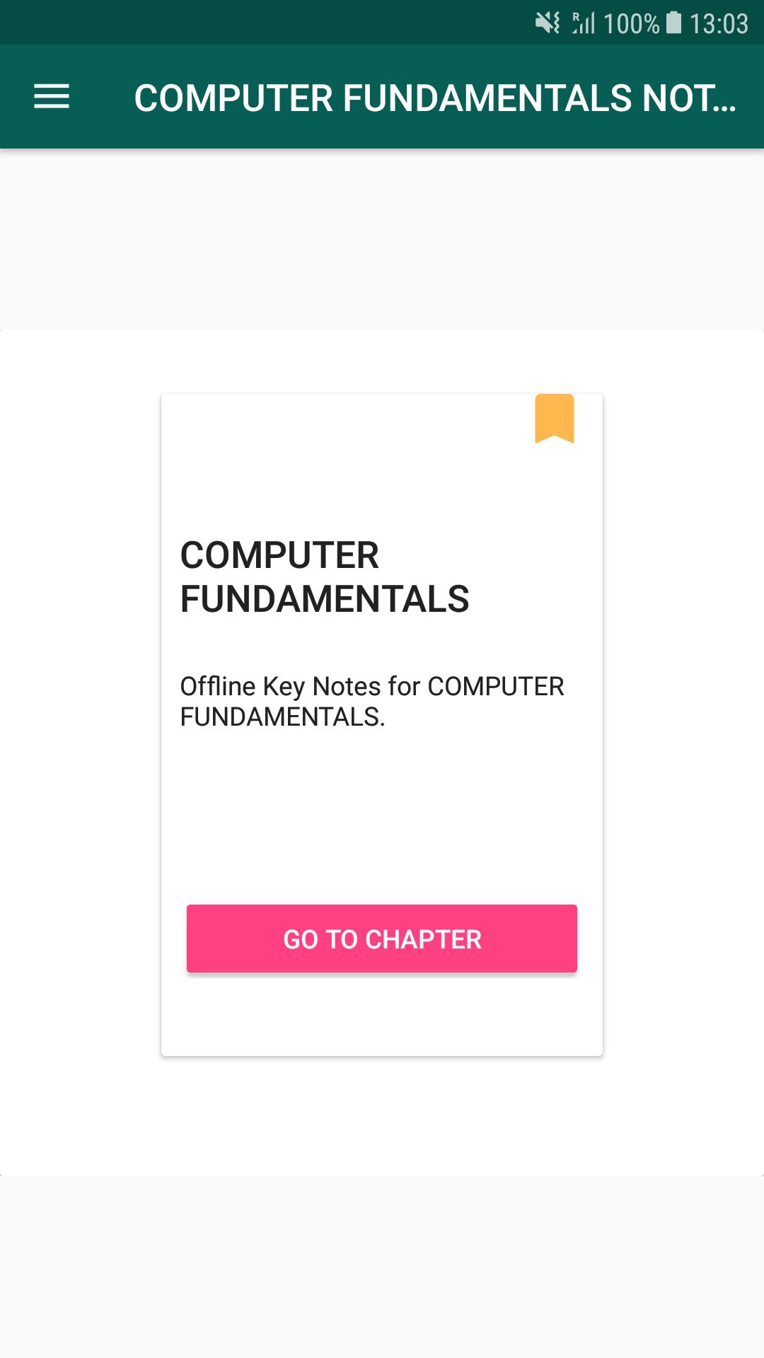 Computer Fundamentals Notes Apk For Android Download