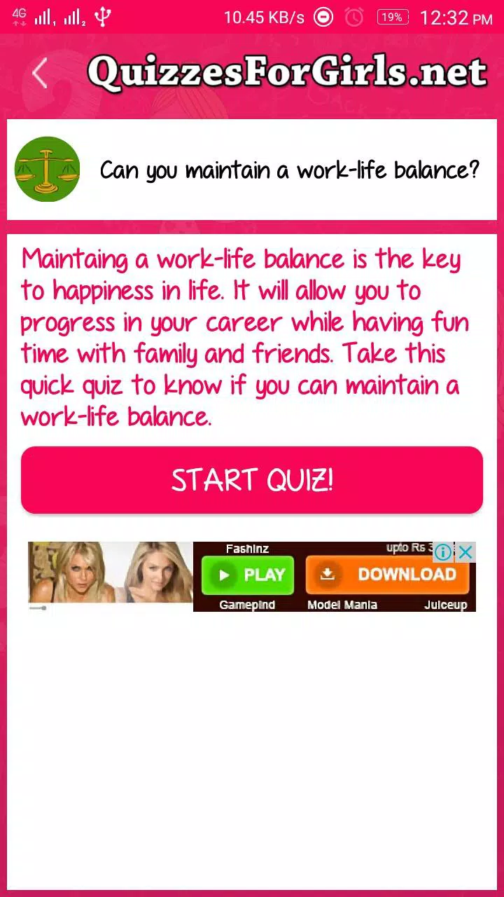 Fun Quizzes For Girls