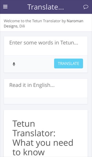 Tetun Translator APK voor Android Download