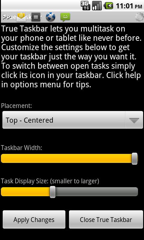 True Taskbar Demo APK for Android Download