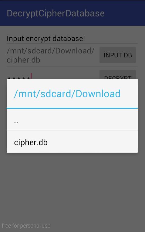 Descargar Sqlcipher Decrypt Apk Última Versión 11 Para Android