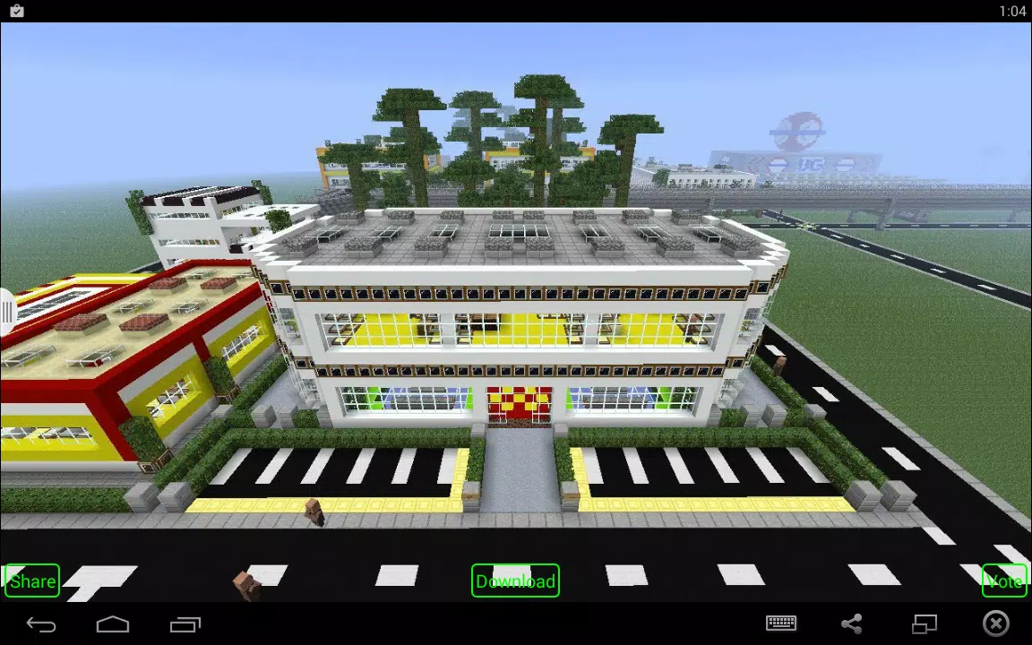 Minecraft Shopping Mall Inside