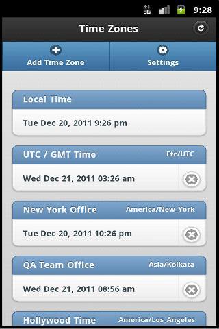 Time Zones APK for Android Download