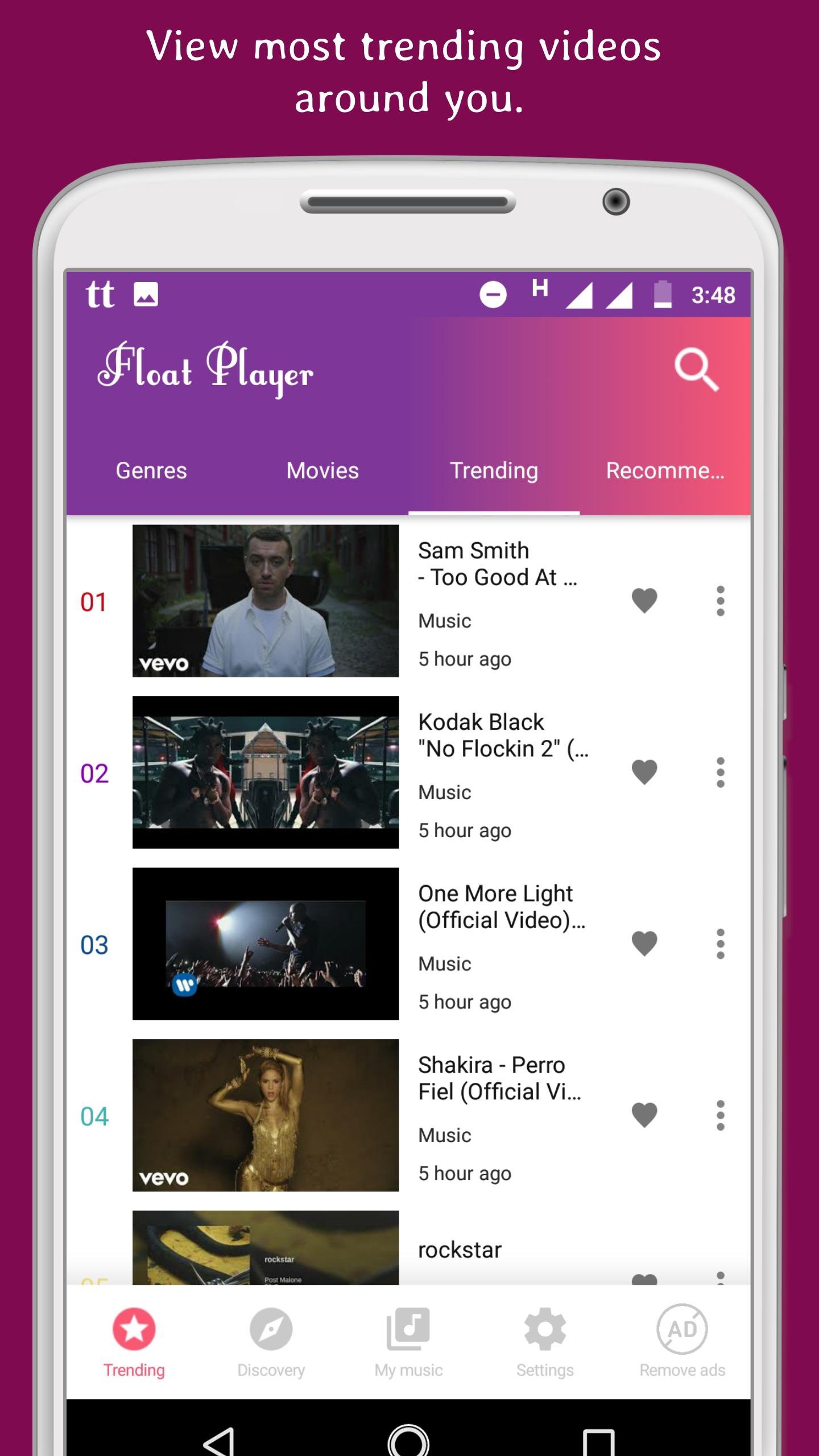 Free Float Tube Video Player APK for Android Download