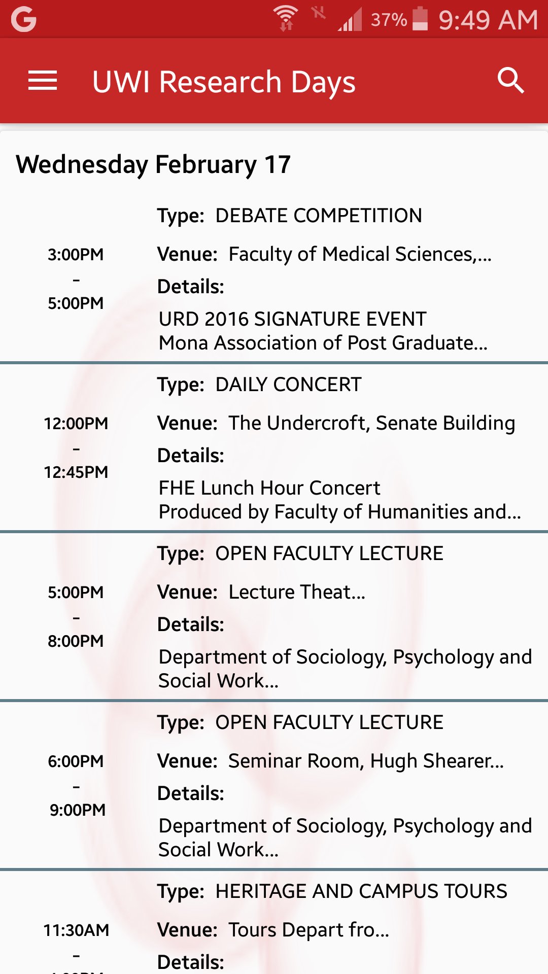 UWI Research Days APK for Android Download