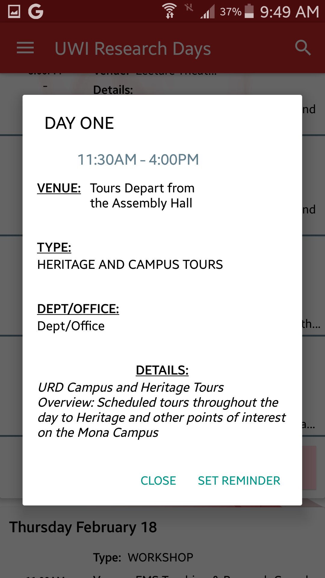 UWI Research Days APK for Android Download