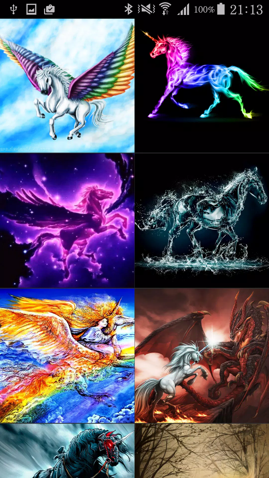 Fire Unicorn Wallpapers