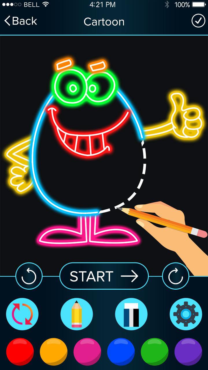 Descargar How to Draw Glow Cartoon APK Última Versión 1.0 para Android