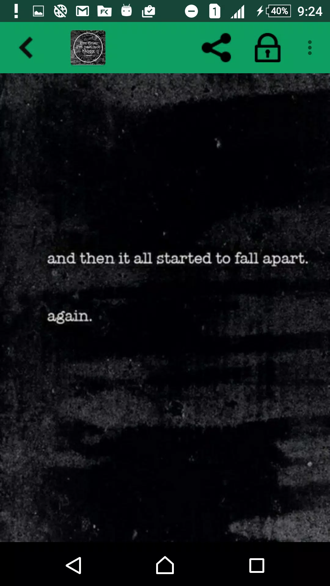 Sad Message Wallpapers