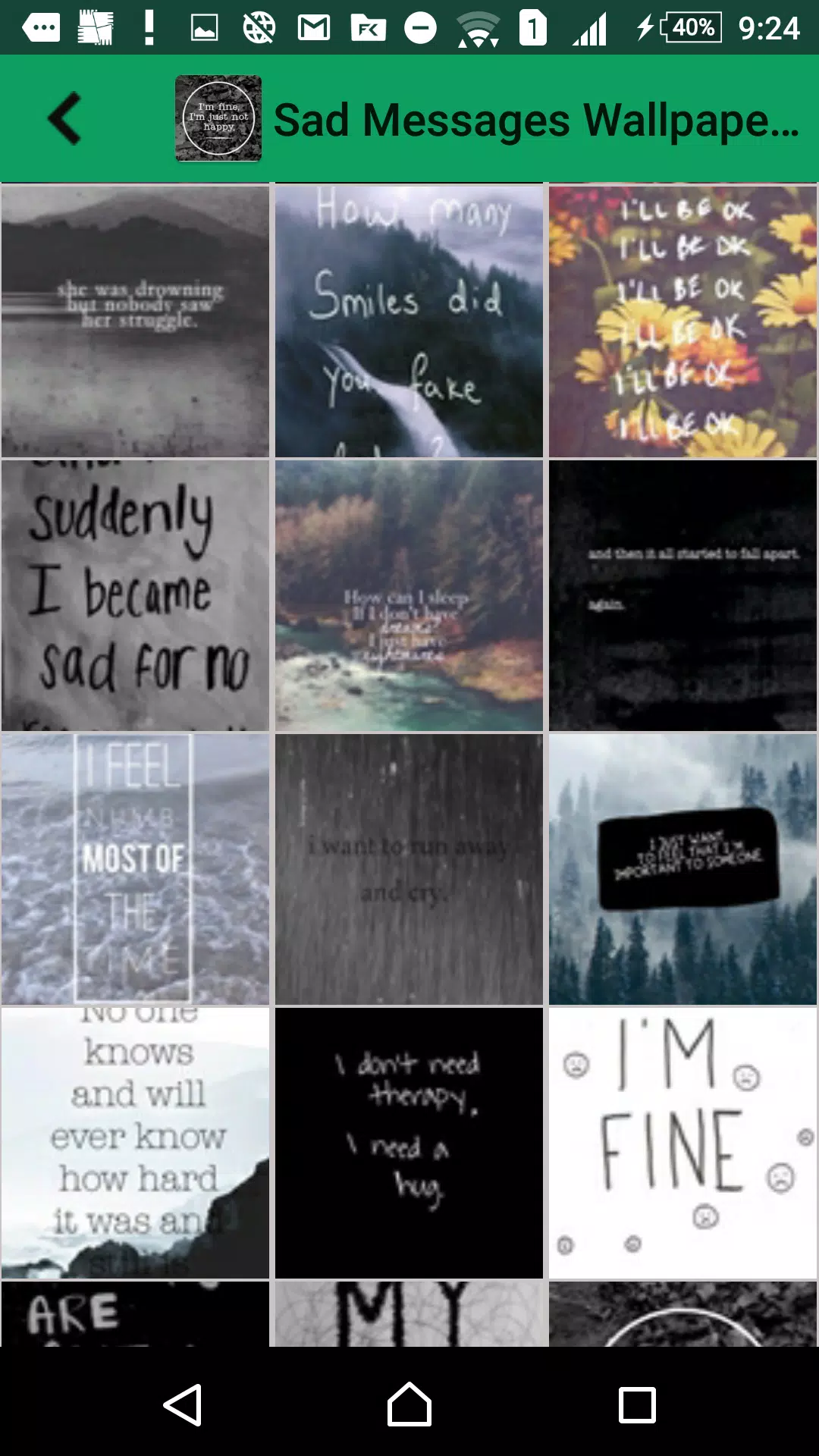 Sad Message Wallpapers