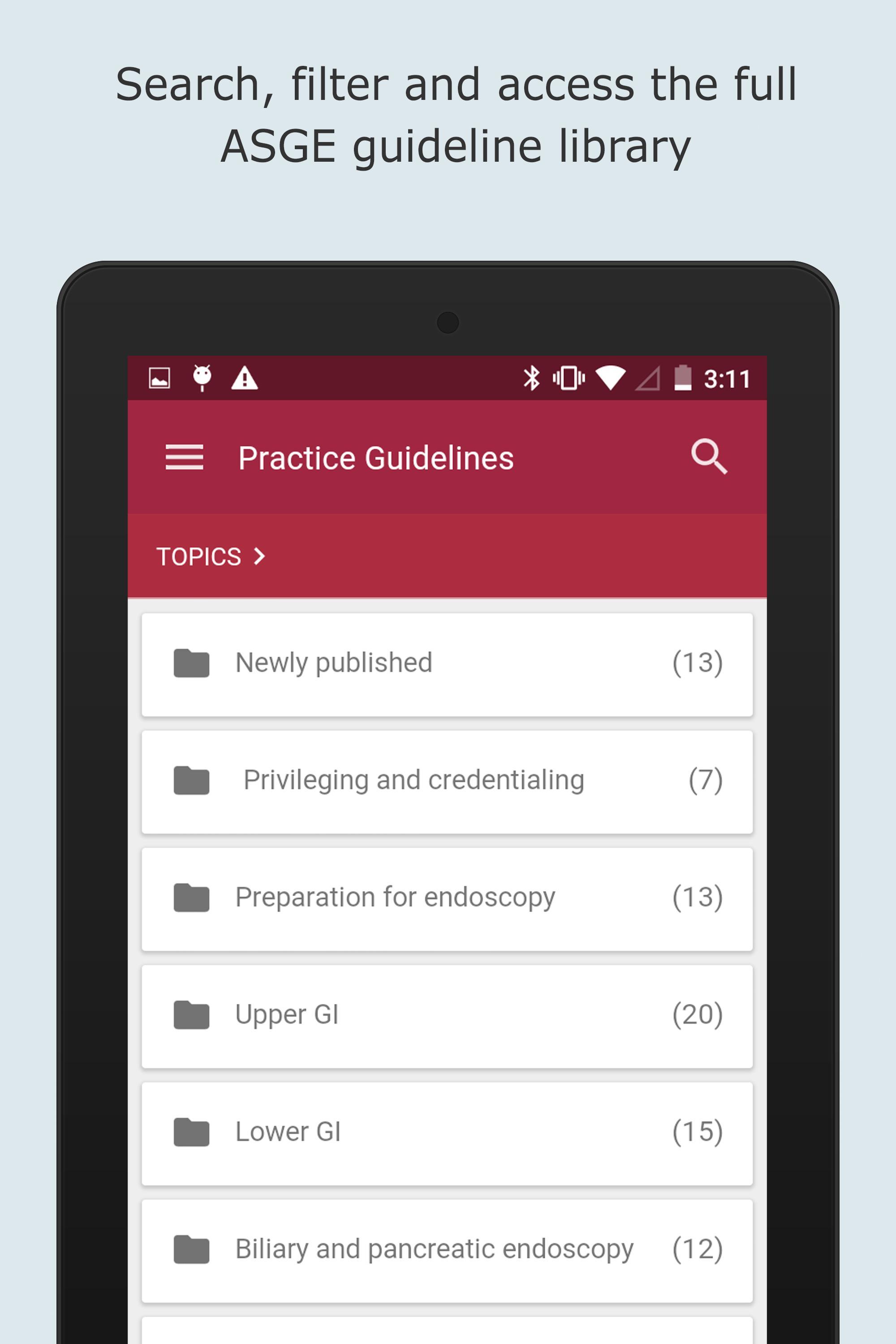 Asge Clinical Guidelines Apk For Android Download