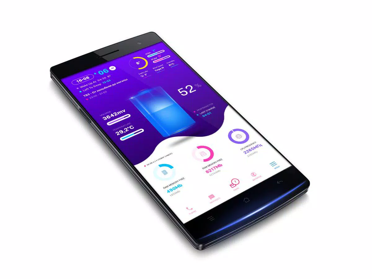 Infographic Zooper Widget Skin