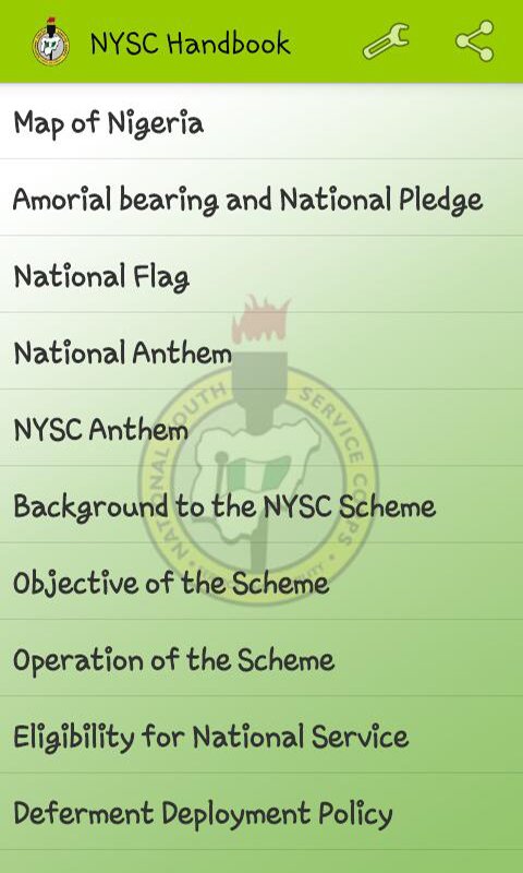 Download NYSC Handbook Latest Version 1.0 Android APK File