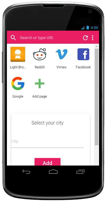 Light Browser APK per Android Download