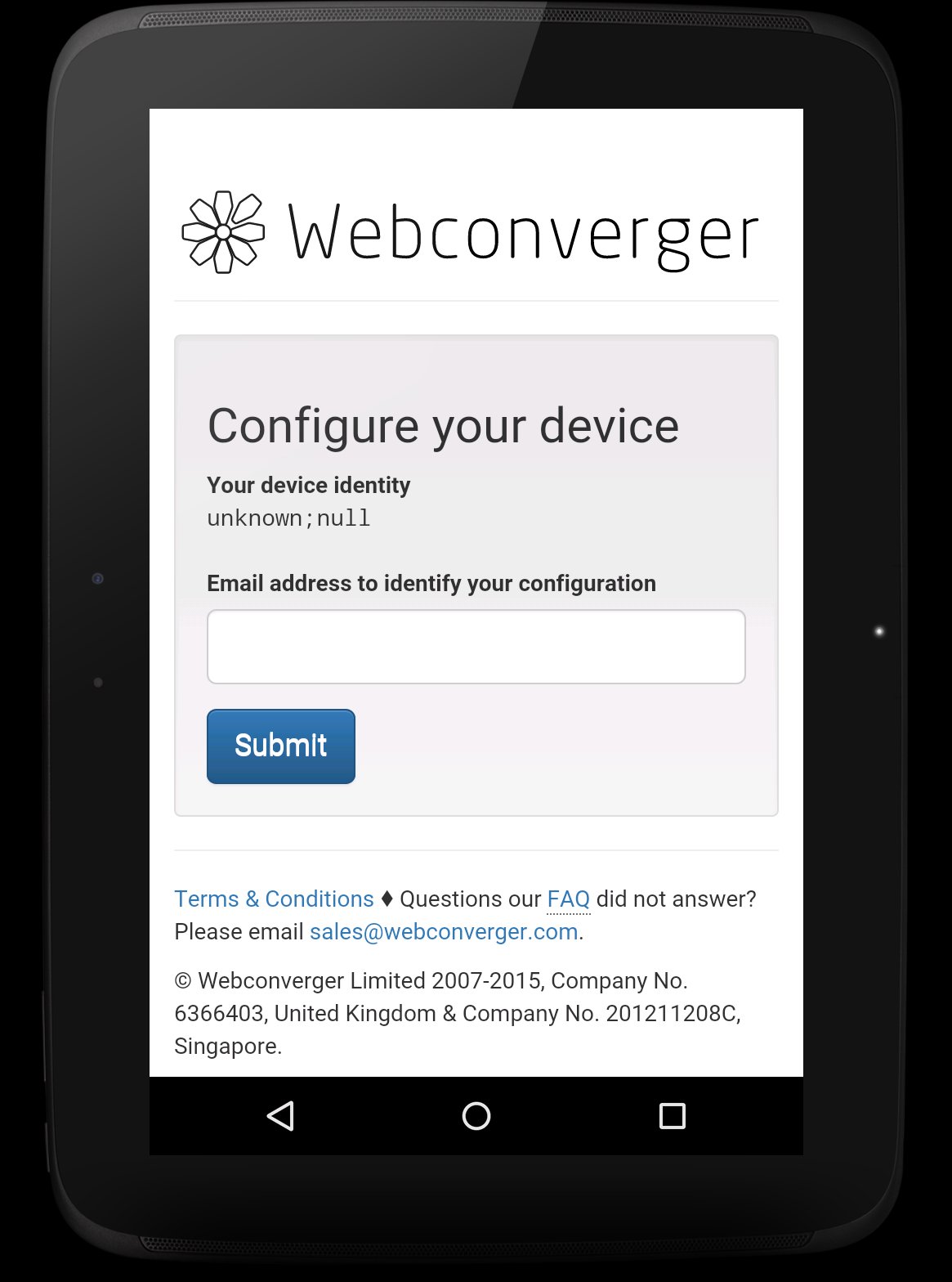 Webconverger Web Kiosk APK für Android herunterladen