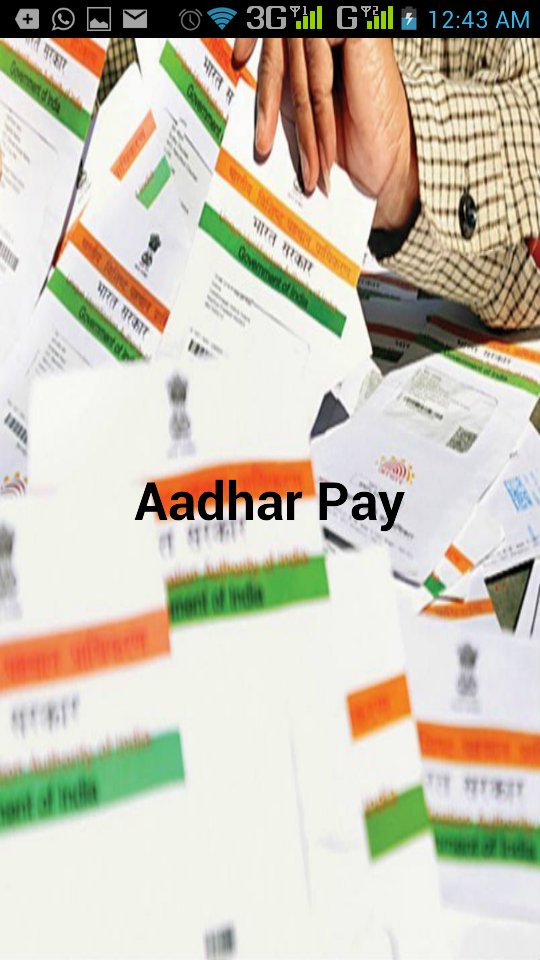 Aadhar Pay App Info APK for Android Download