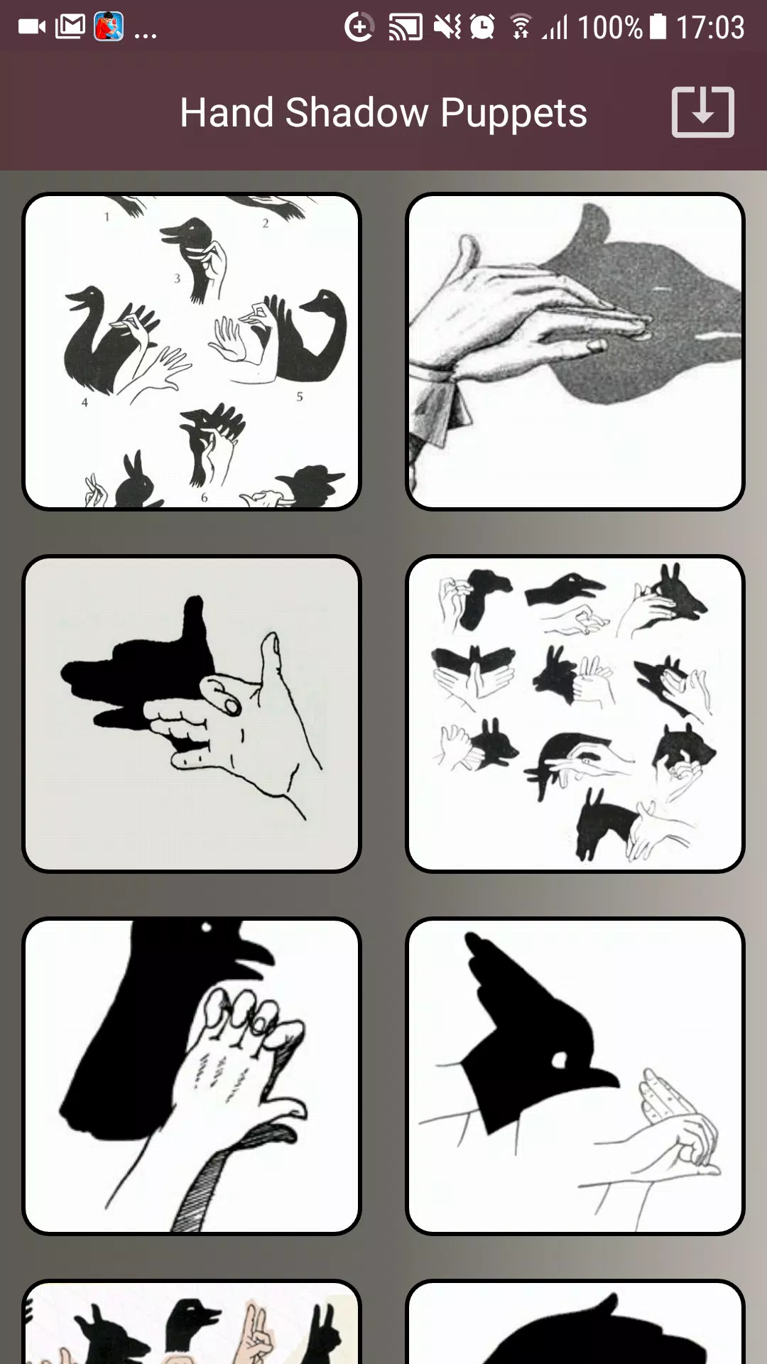 Hand Shadow Puppets