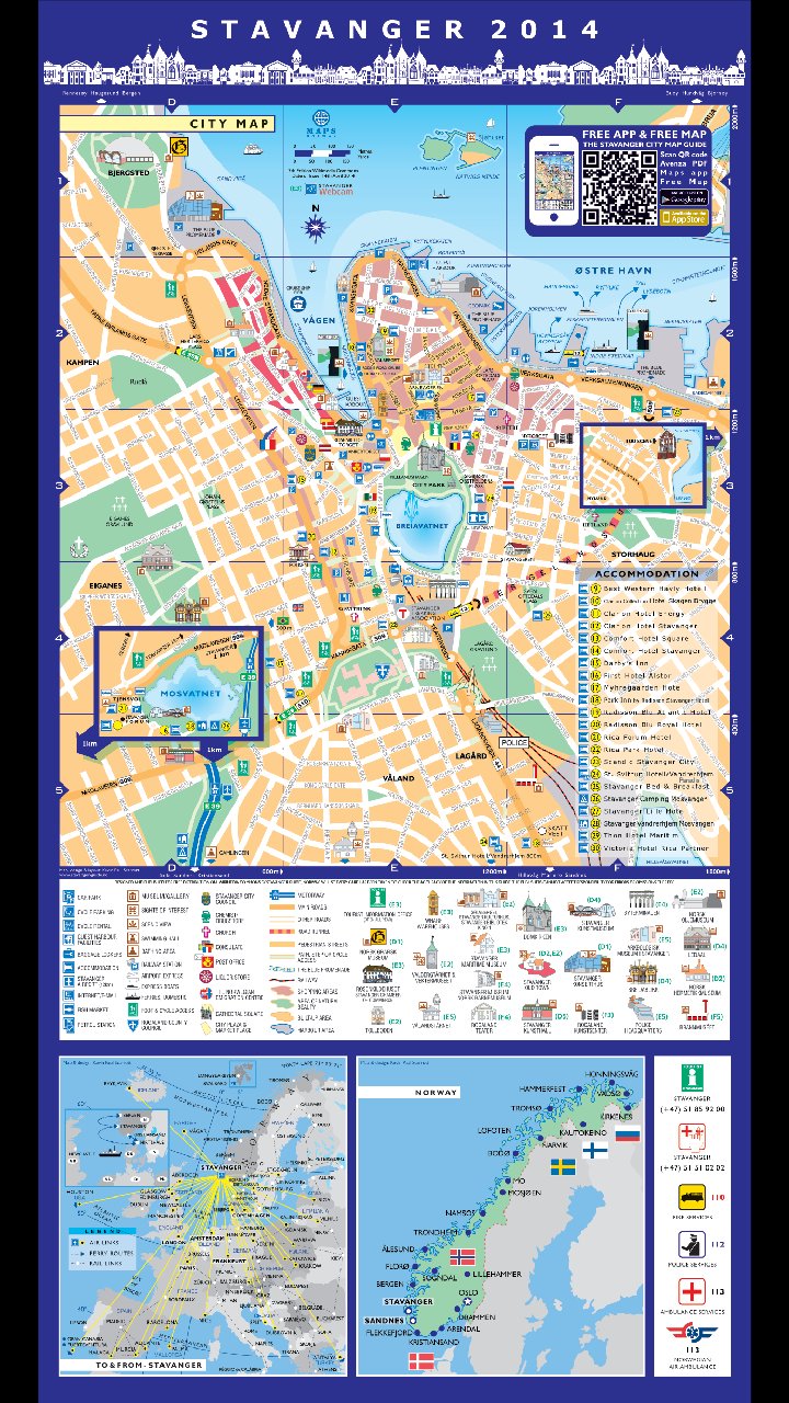 Stavanger Tourist Map APK für Android herunterladen
