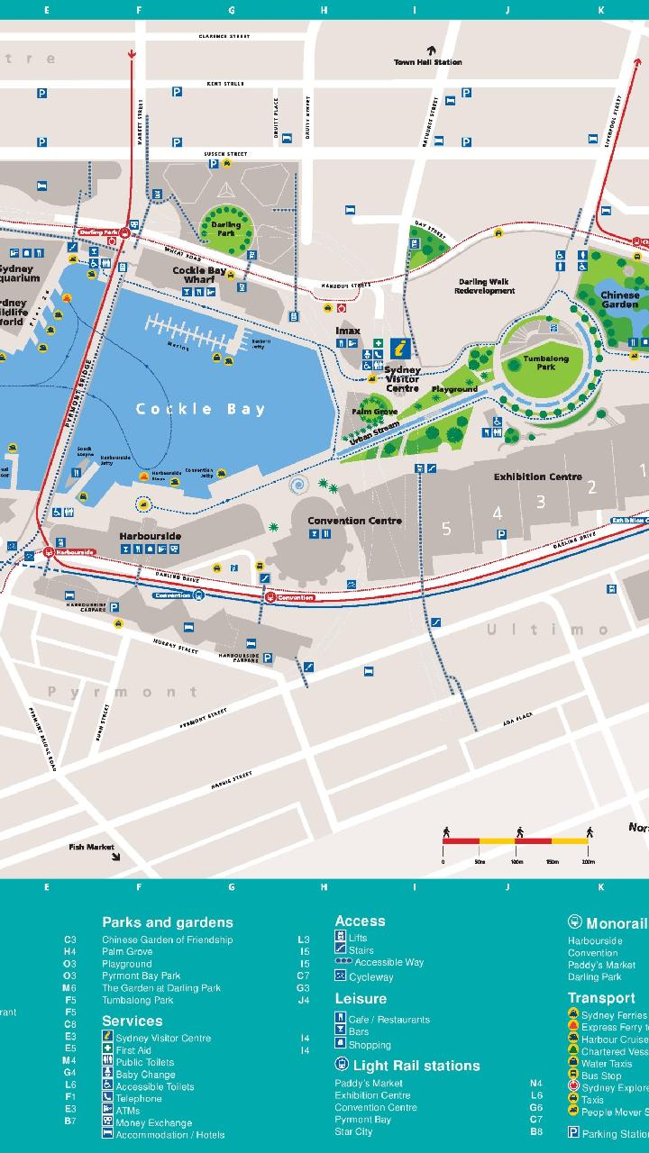 Sydney Darling Harbour Map APK للاندرويد تنزيل