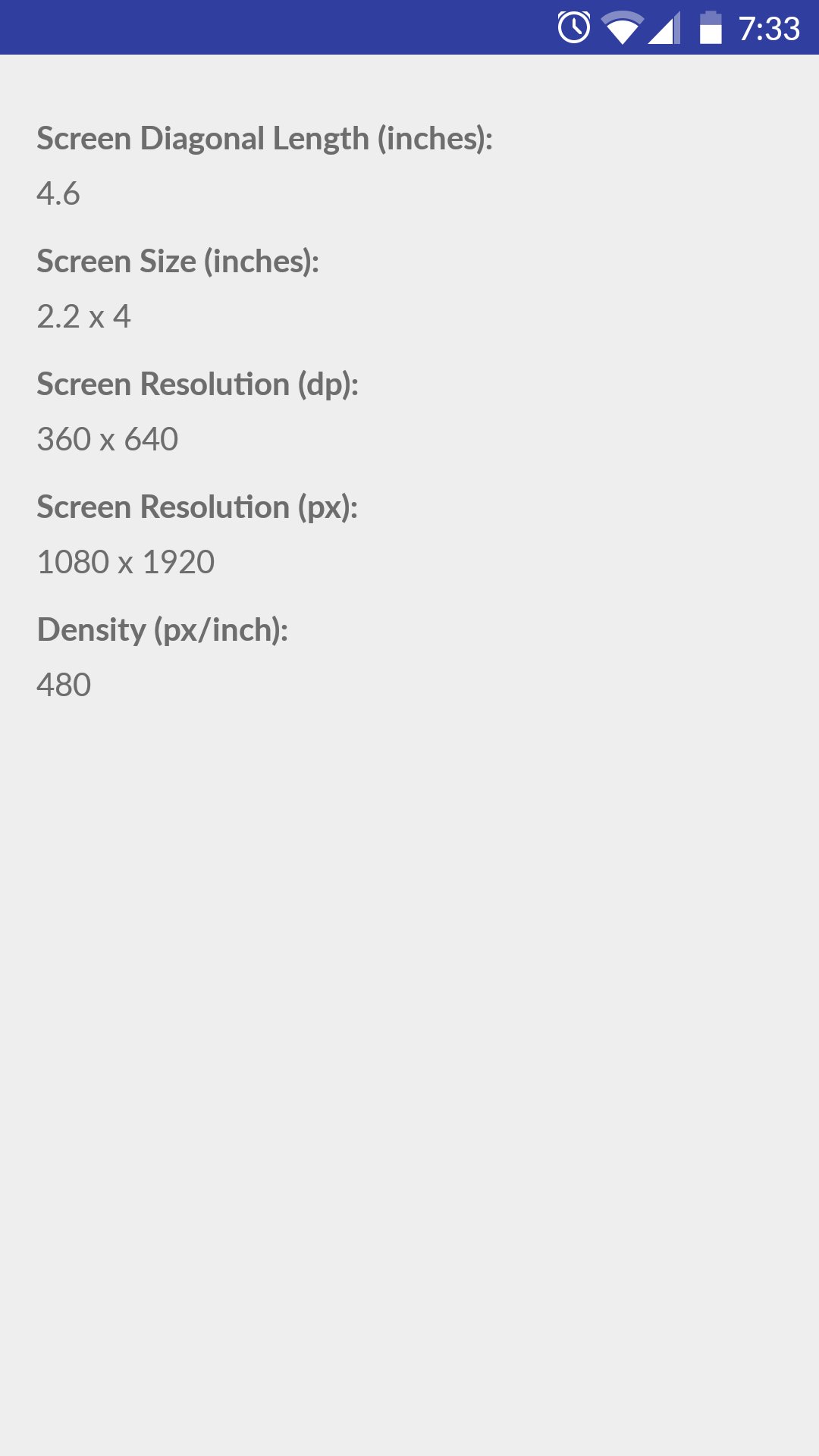 Screen Size & Resolution APK for Android Download