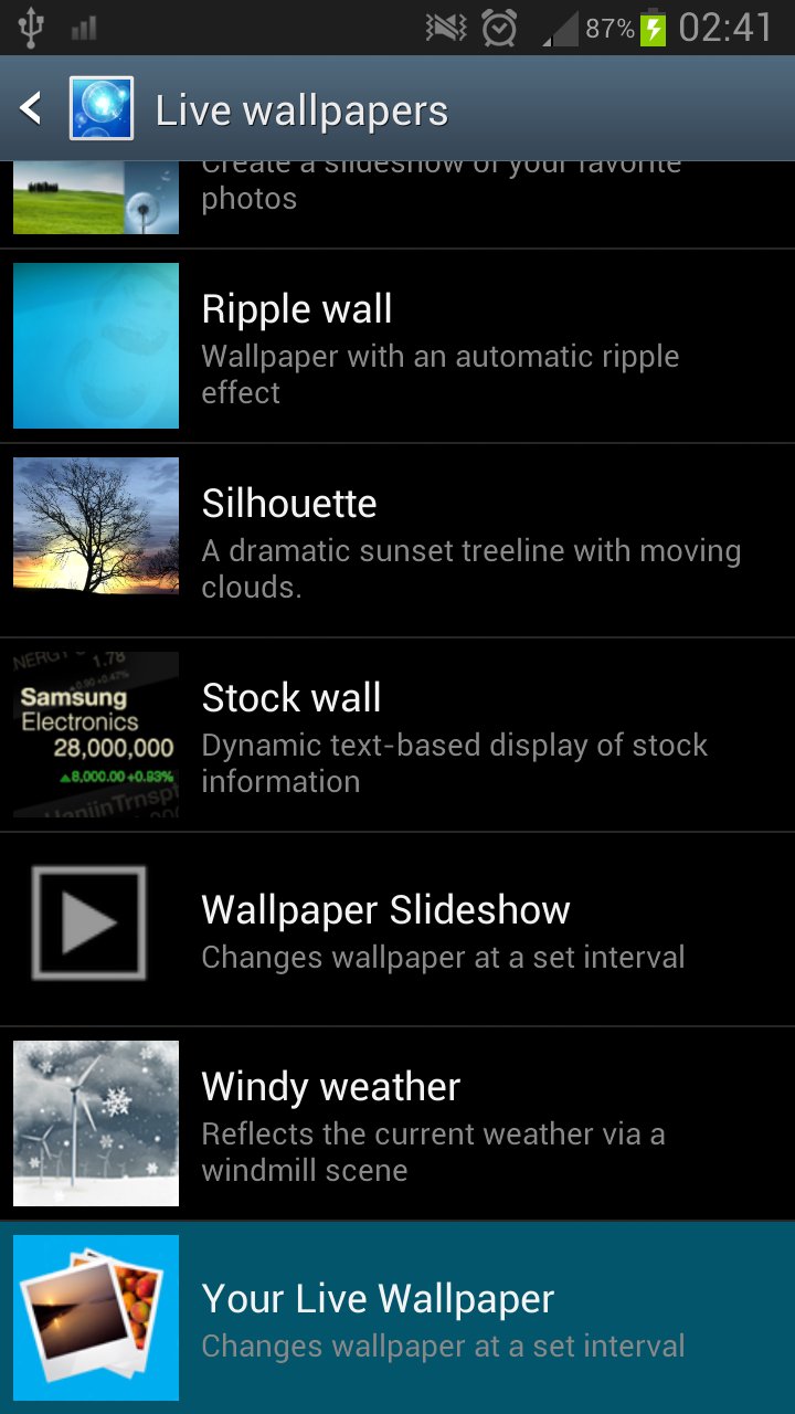 Your Live Wallpaper APK für Android herunterladen