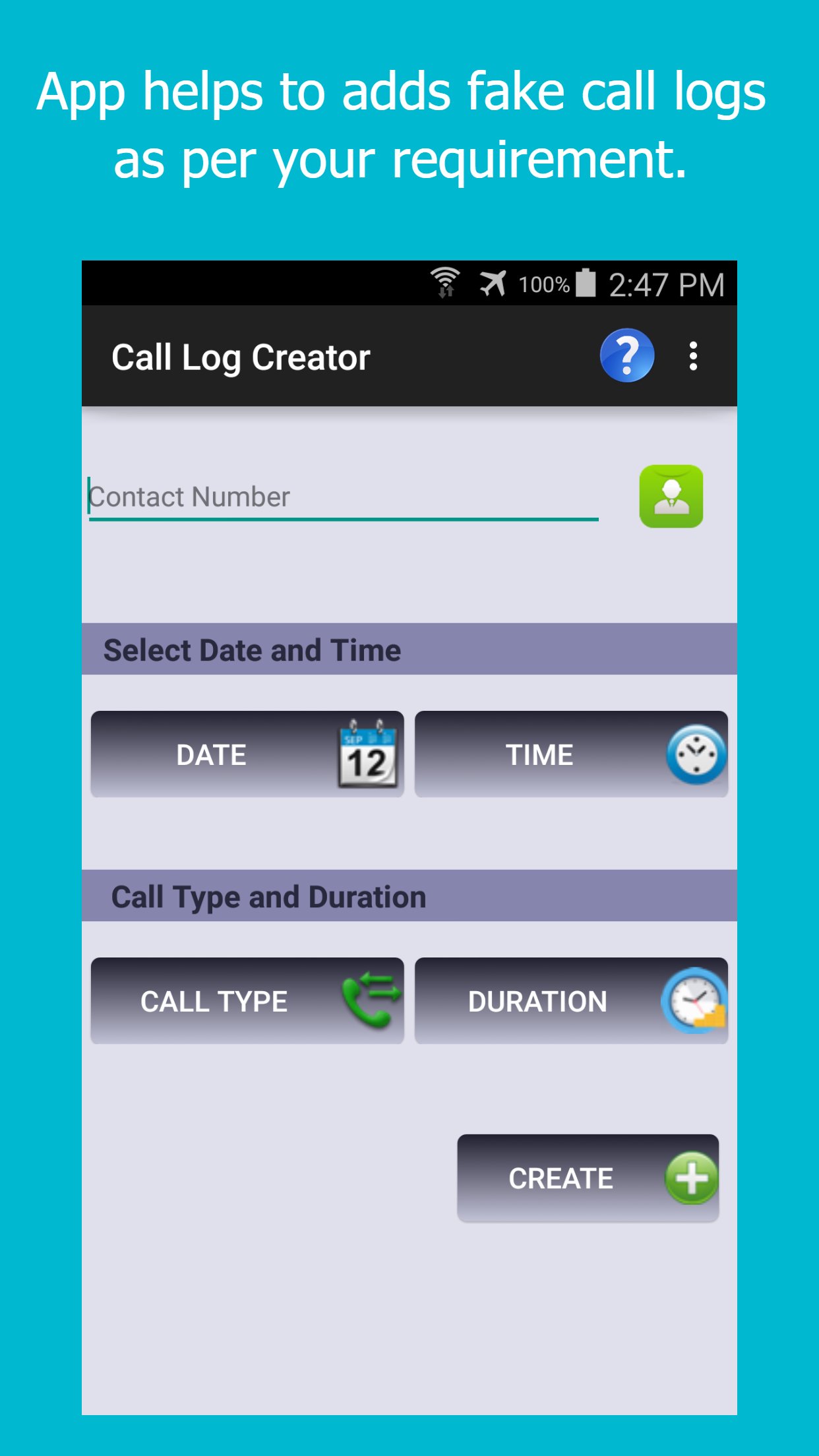 Fake Call Log Creator APK for Android Download
