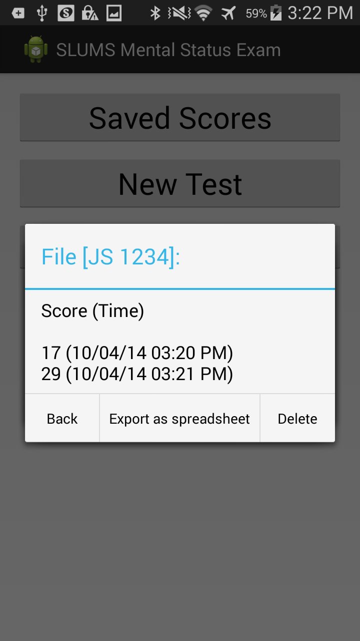 SLUMS Mental Status Exam APK for Android Download
