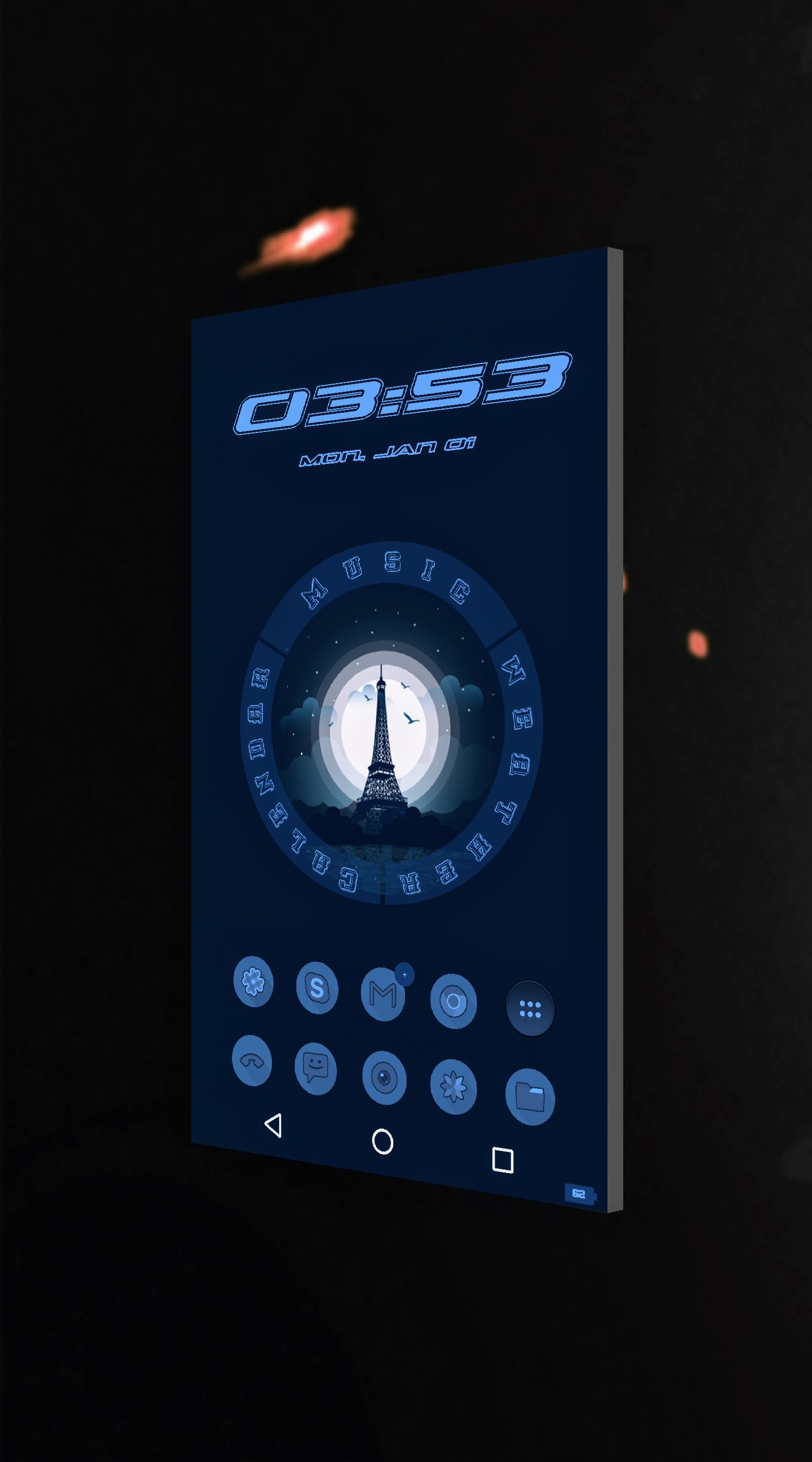 Rounded Tiles KLWP Preset أحدث إصدار v1.0 للأندرويد