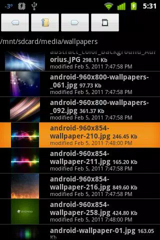 Android Eclair Wallpaper