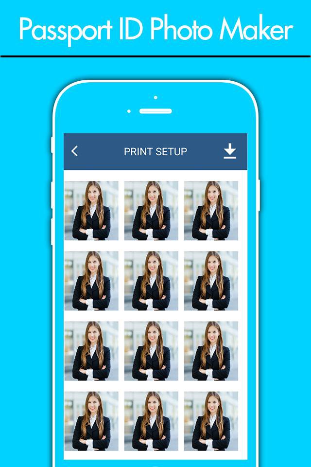ดาวน์โหลด Passport Size Photo ID Editor APK สำหรับ Android