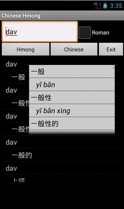 Chinese Hmong Dictionary APK for Android Download