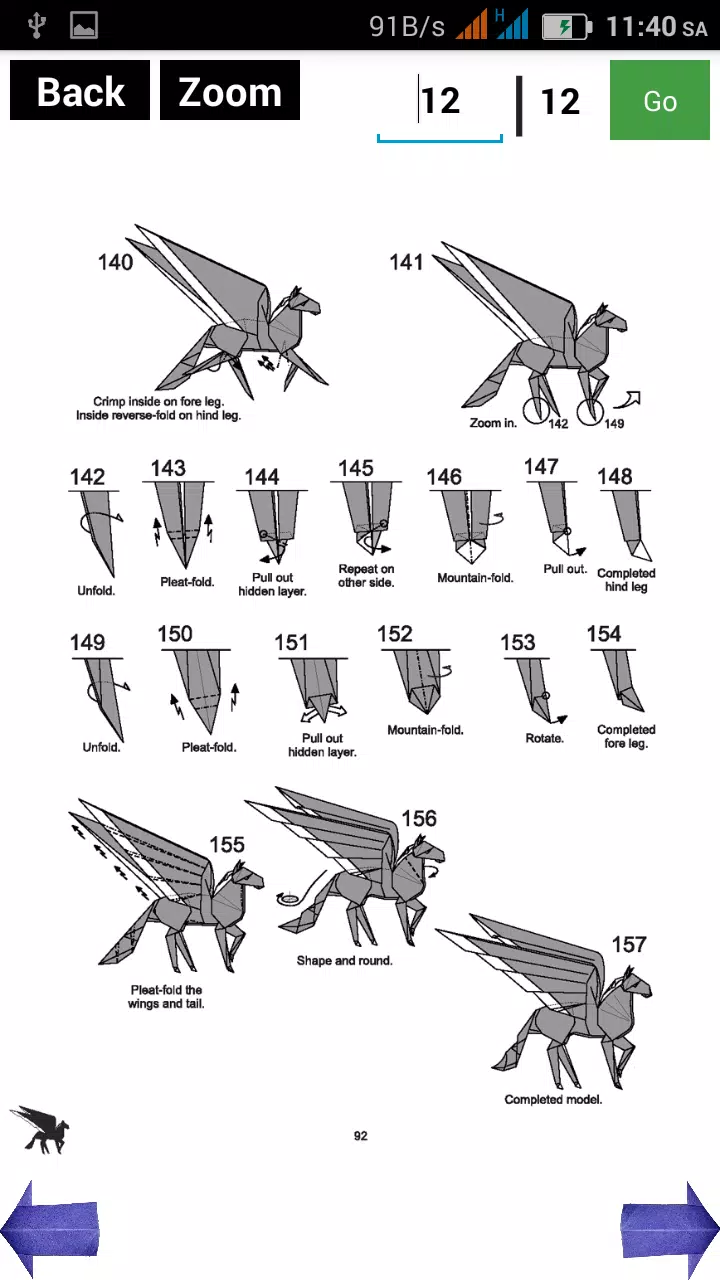 Origami Pegasus Step By Step