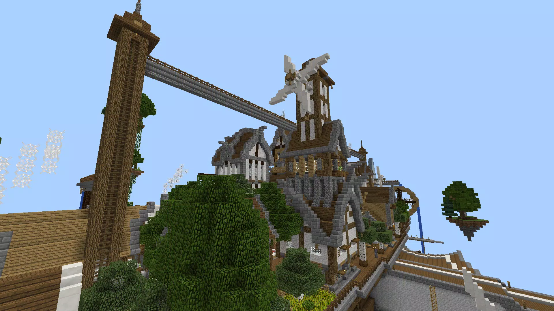 Flying City Minecraft