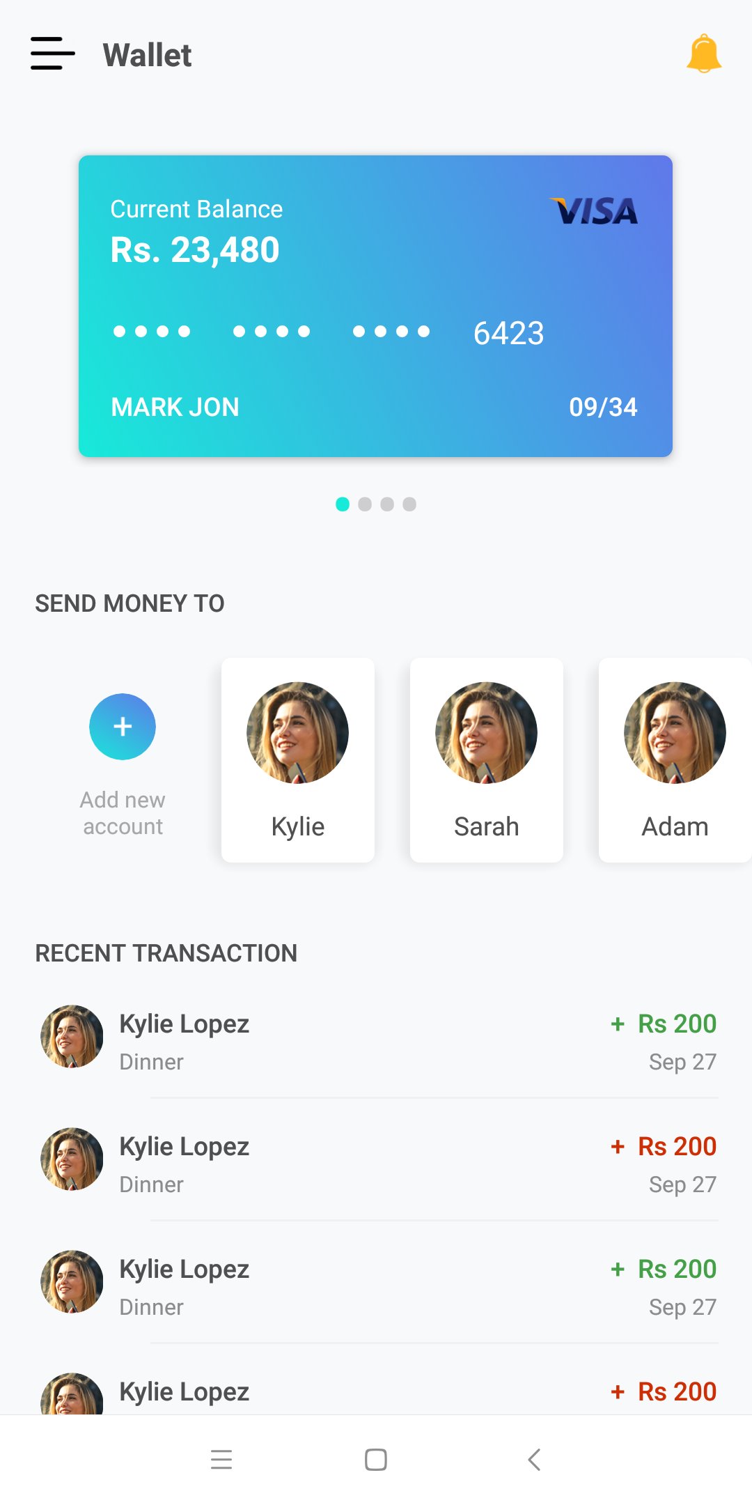 Wallet UI Kit APK for Android Download