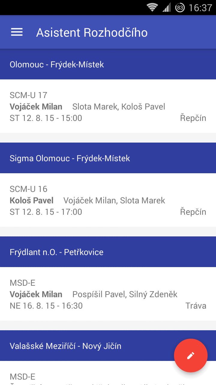 Asistent Rozhodčího安卓版应用APK下载