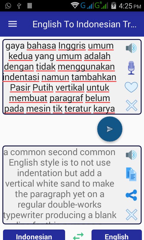 English Indonesian Translator APK for Android Download